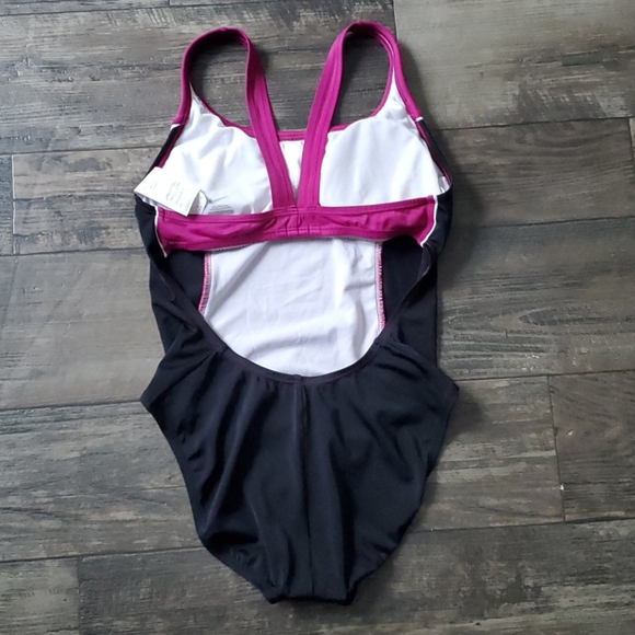 Nike | Swim | Nike Power Back Colorblock One Piece Swimsuit | Poshmark